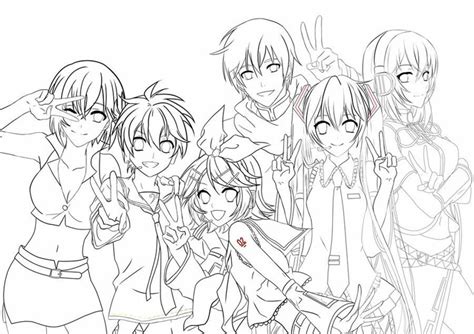Megurine Luka Coloring Pages 2025