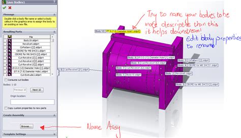 multi body part to assembly grabcad questions