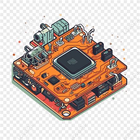Central Processing Unit Vectorstickercartoon Free Png And Clipart