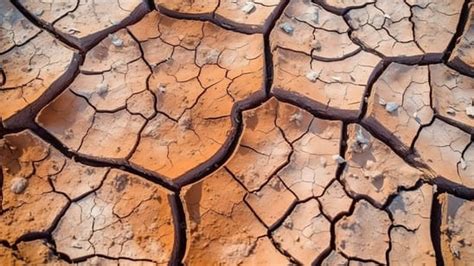 Visualizing The Consequences Of Global Warming Texture Of A Dry Cracked Lake Bed Powerpoint