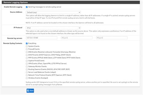 Configuring A Syslog Server On Pfsense With The Syslog Ng Package