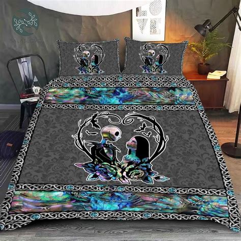 Jack And Sally Couple 3d Bedding Set