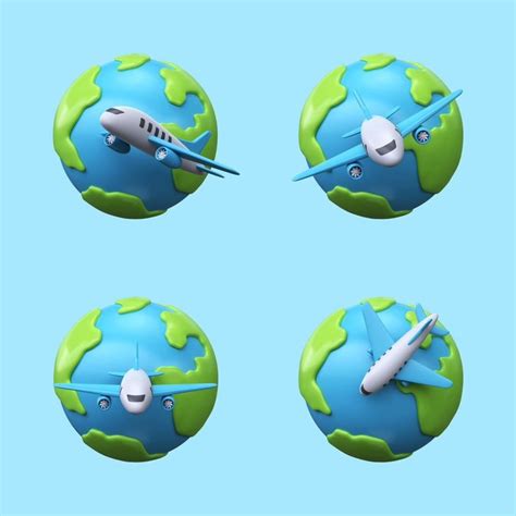 Nika3d Artist On Instagram Traveling By Plane Around The World🌏 ️