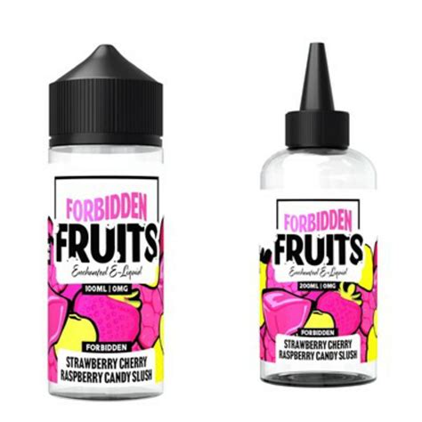 Strawberry Cherry Raspberry Candy Slush E Liquid Forbidden Fruits Uk