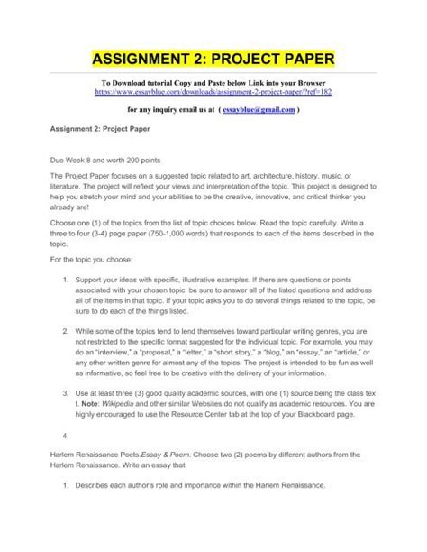 Assignment 2 Project Paper