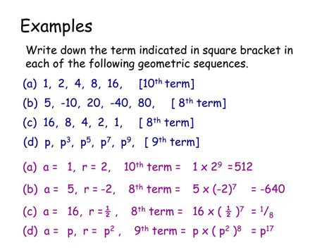 PPT Geometric Sequences PowerPoint Presentation Free Download ID 3121043
