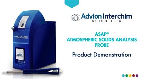 Advion Interchim Scientific Europe On Linkedin Atmospheric Solids