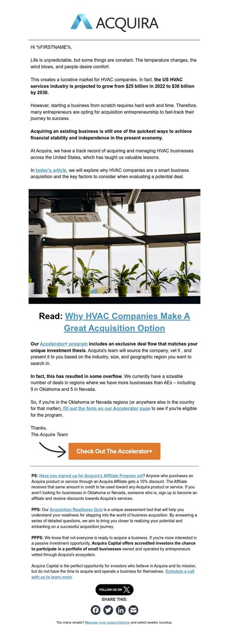 Jay Patel On Linkedin Why Hvac Companies Are A Great Acquisition Option