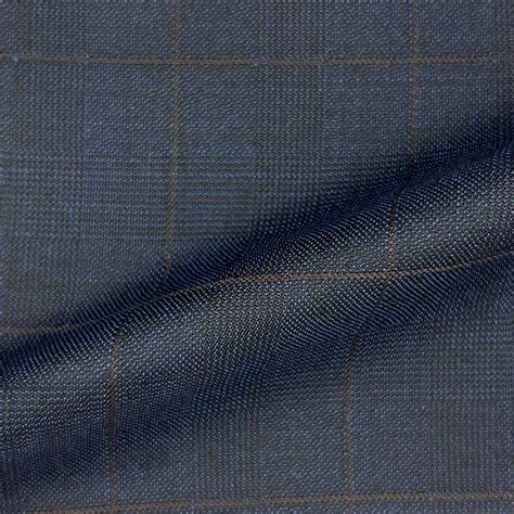 Midnight Blue Blue Glen Plaid With Chocolate Brown Windowpane With