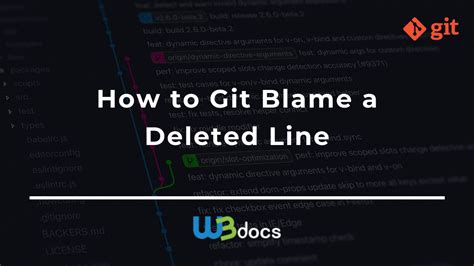 How To A Find A Deleted Line In Git