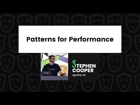 Conference Talks Talk Patterns For Performance From React Conferences