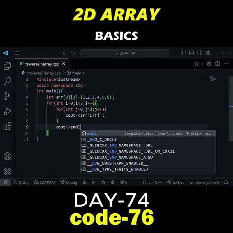 Current Coders 371000 2d Array Basic Traverse Dsa2darray