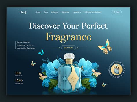perfume selling ecommerce website by nishar multani on dribbble