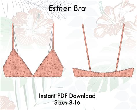 Printable Bralette Pattern
