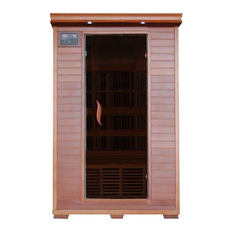 Yukon Sa1309 2 Person Cedar Carbon Infrared Heatwave Sauna