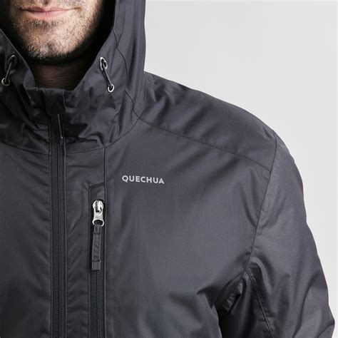 Mens Hiking Waterproof Winter Jacket Sh500 10°c
