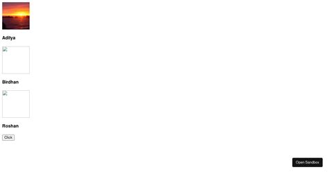 Class 7 React Forked Codesandbox