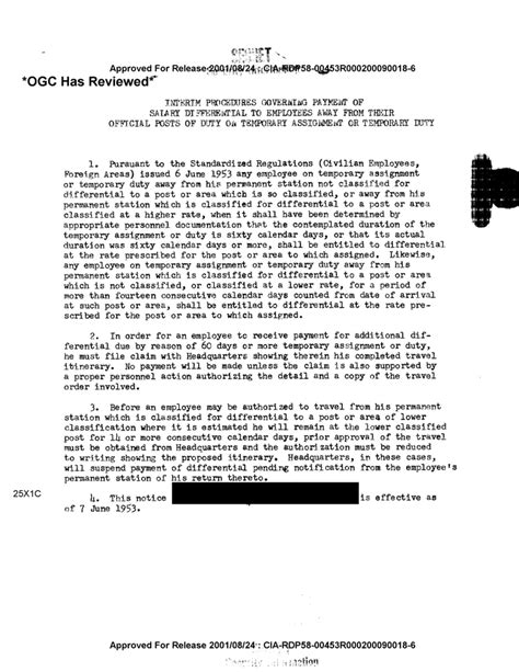 Interim Procedures Governing Payment Of Salary Differential To Employees Away From Their