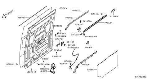 Buy Nissan Nv3500 F80 Slide Door Panel And Fitting Parts Online 2012