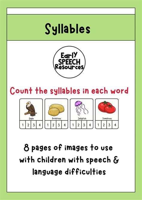 Polysyllables Early Speech Resources