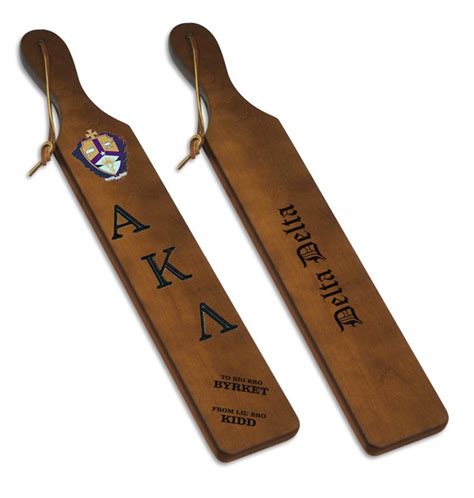 Alpha Kappa Lambda Custom Fraternity Paddle Sale 4495 Greek Gear®