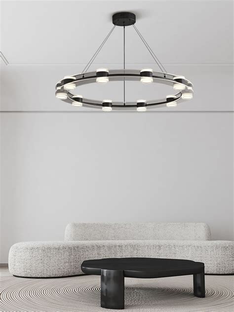 โคมไฟแต่งบ้านติดเพดาน Circle Designed Cylindrical Ceiling Lamp