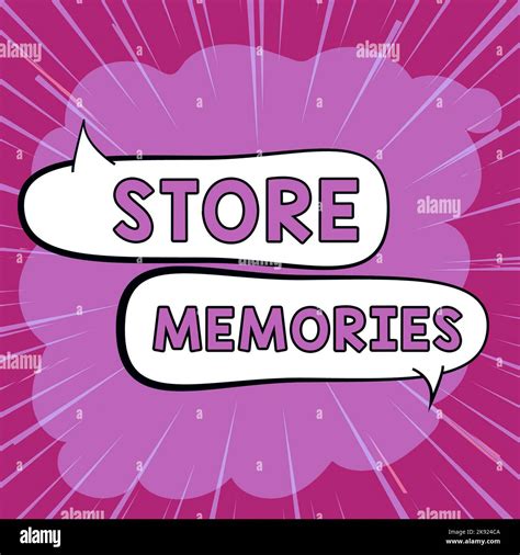 Conceptual Caption Store Memories Business Showcase A Process Of