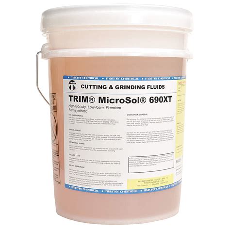 Trim Cutting And Grinding Fluids Ms690xt5 Microsol 690xt Low Foam