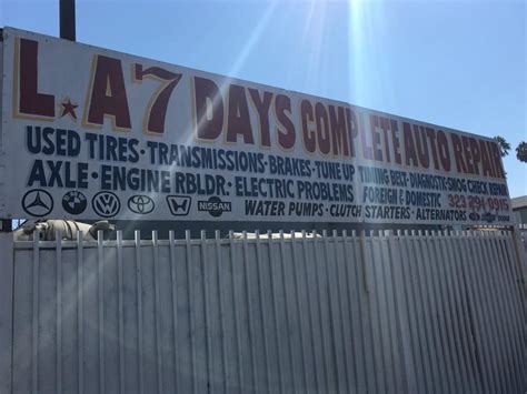 La 7 Days Auto Repair Los Angeles Ca