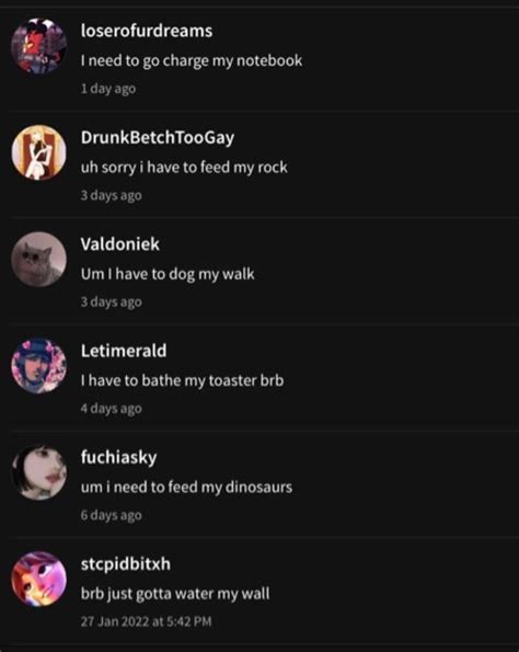 Comment History R Wattpad