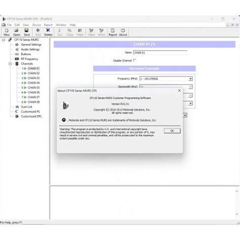 Motorola Cp110 Cp110d Legacy Programming Software Radiotronics Canada