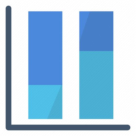 2d Chart Column Stacked Icon Download On Iconfinder
