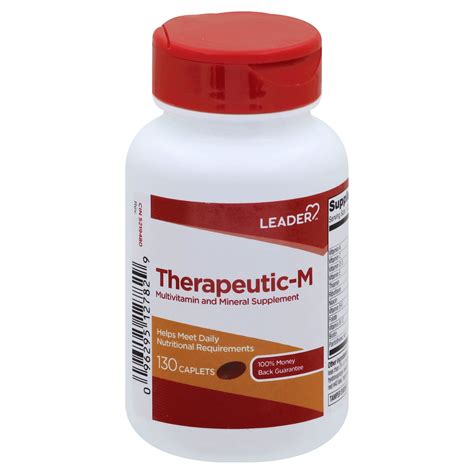 Leader Multivitamin And Mineral Support 130 Caplets
