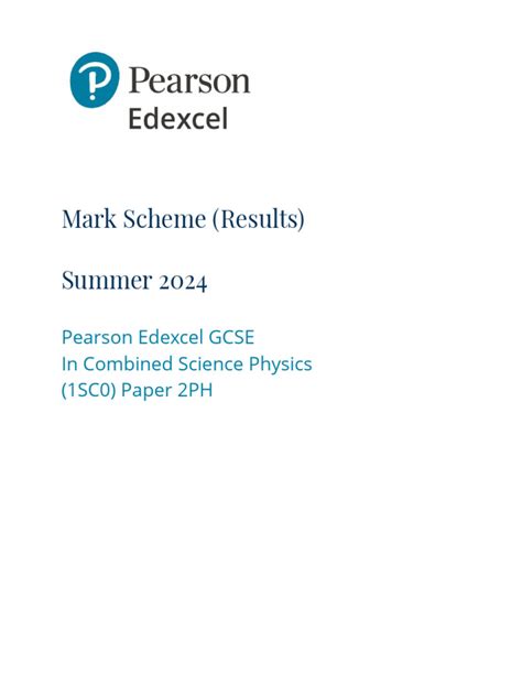 Summer 2024 Gcse Physics Mark Scheme Pdf Temperature Compass