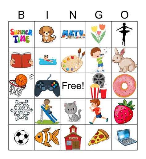 Class Bingo Bingo Card