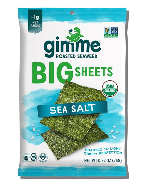 Organic Seaweed Snacks Usda Non Gmo Gimme Seaweed