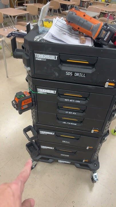 Stacktech Dolly In Action With Milwaukee Dolly Wheels Toughbuilt Ridgid Stacktech Youtube