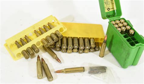 Box Lot Ammunition And Brass