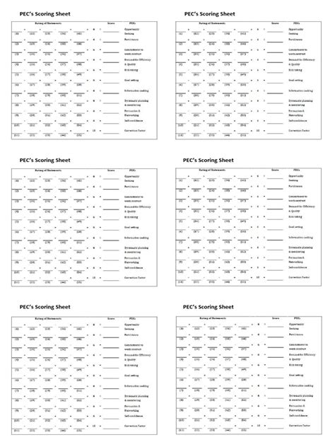 Pecs Scoring Sheet Pecs Scoring Sheet Pdf