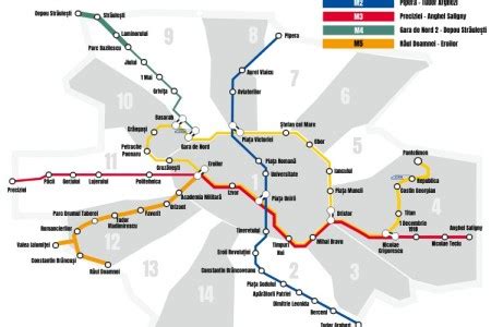 Hartă Metrou București Tarife Metrorex Program și Trasee Ituristro