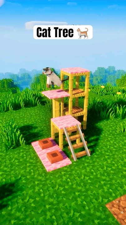 Minecraft Cat Tree Build Youtube