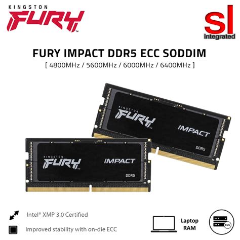 Kingston Fury Impact Ddr5 Sodimm Notebook Gaming Memory Ram 4800mhz 5600mhz Shopee Malaysia