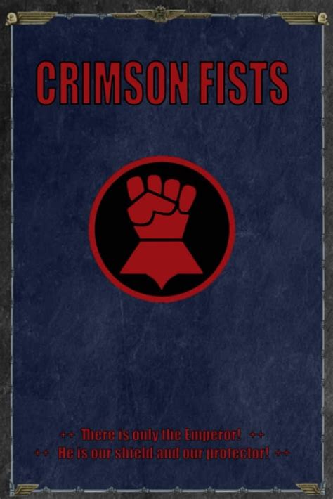 Crimson Fists 40k Logo