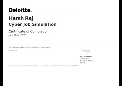 Cybersecurity Deloitte Forage Loganalysis Cyberthreats Jobsimulation Learningbydoing