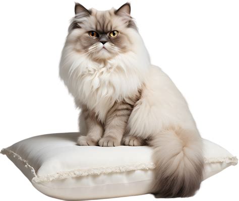 Gorgeous Fluffy Himalayan Persian Cat Breed Beauty Ai Generated