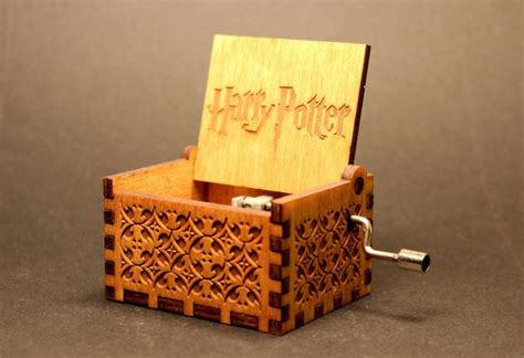 Harry Potter Theme Wooden Music Box