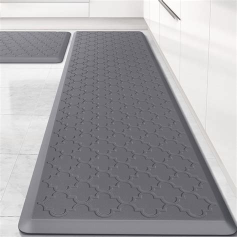 Kitchen Mat 2 Pcs Cushioned Anti Fatigue Floor Mat