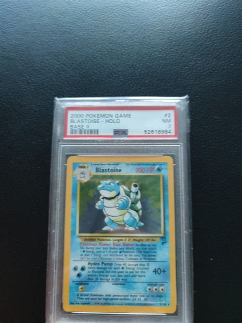 Pokemon Tcg Blastoise Base Set 2 Psa 7 Hobbies And Toys Toys And Games On Carousell