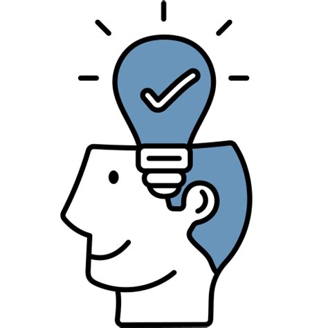 Solution Idea Creative Brainstorming Approve Fix Bulb Icon
