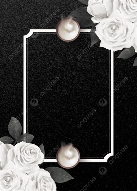 Memorial Mourning Black Background Wallpaper Image For Free Download